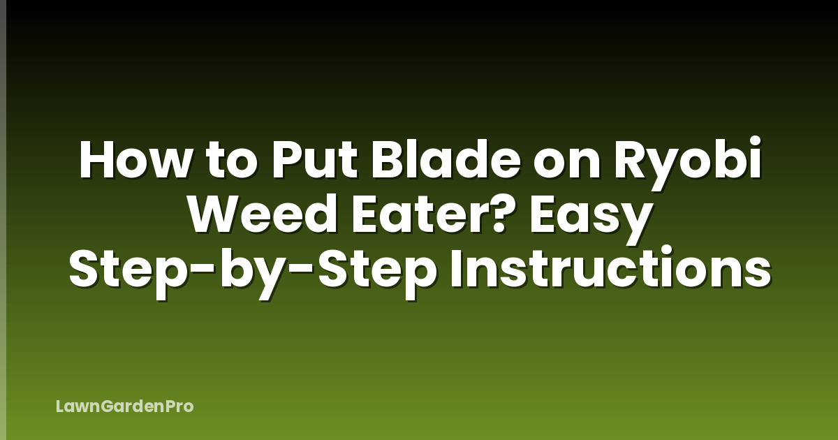 Do You Soak Weed Eater String? The Right Soaking Technique - LawnGardenPro