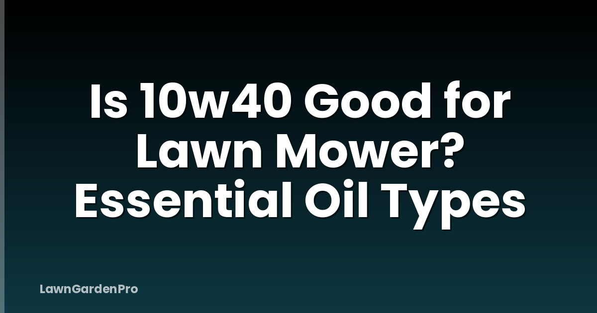 What's the Best Lawn Mower Engine? Choosing the Right One - LawnGardenPro